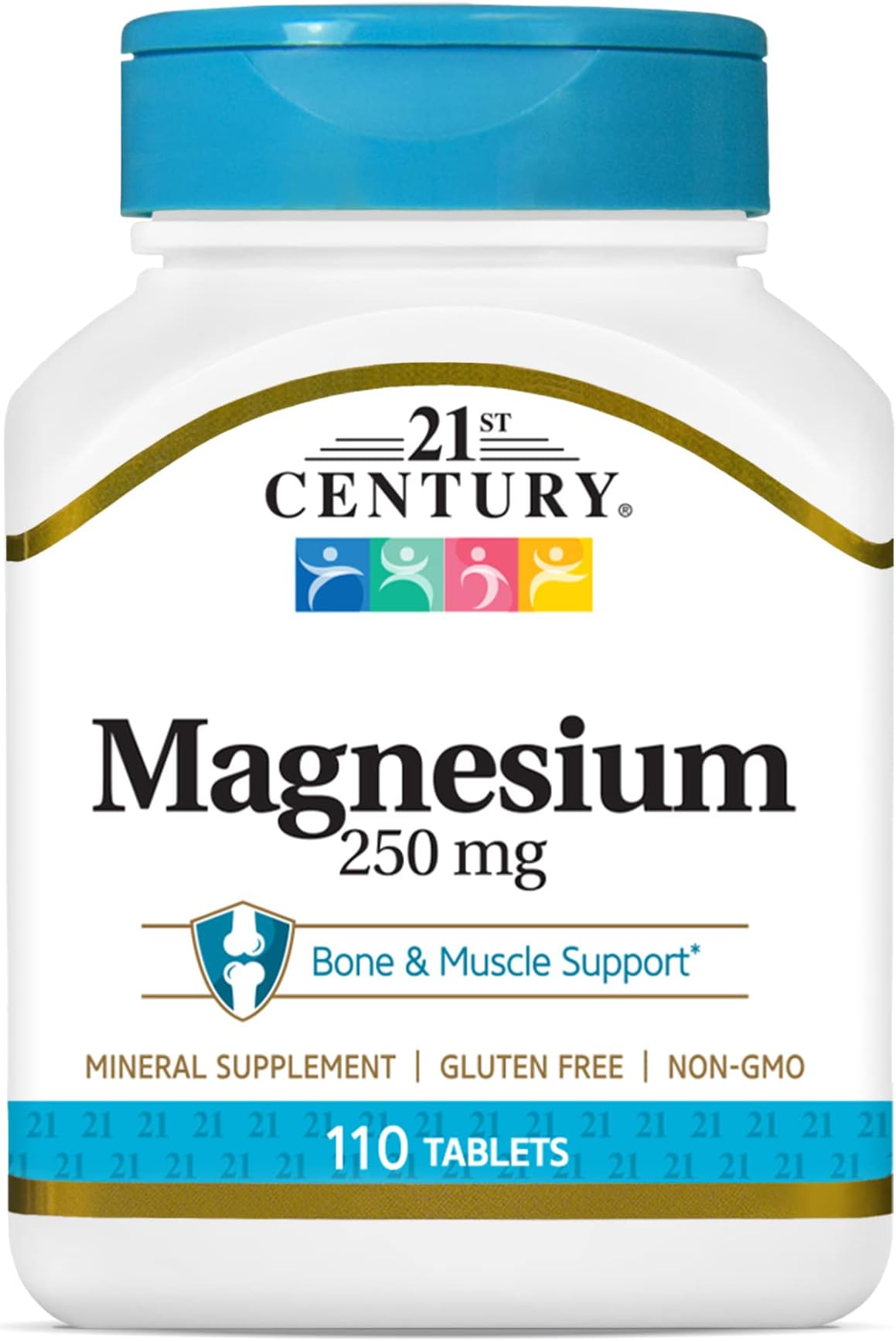 Amazon.com: 21st Century Magnesium 250 Mg, 110 Count : Health & Household