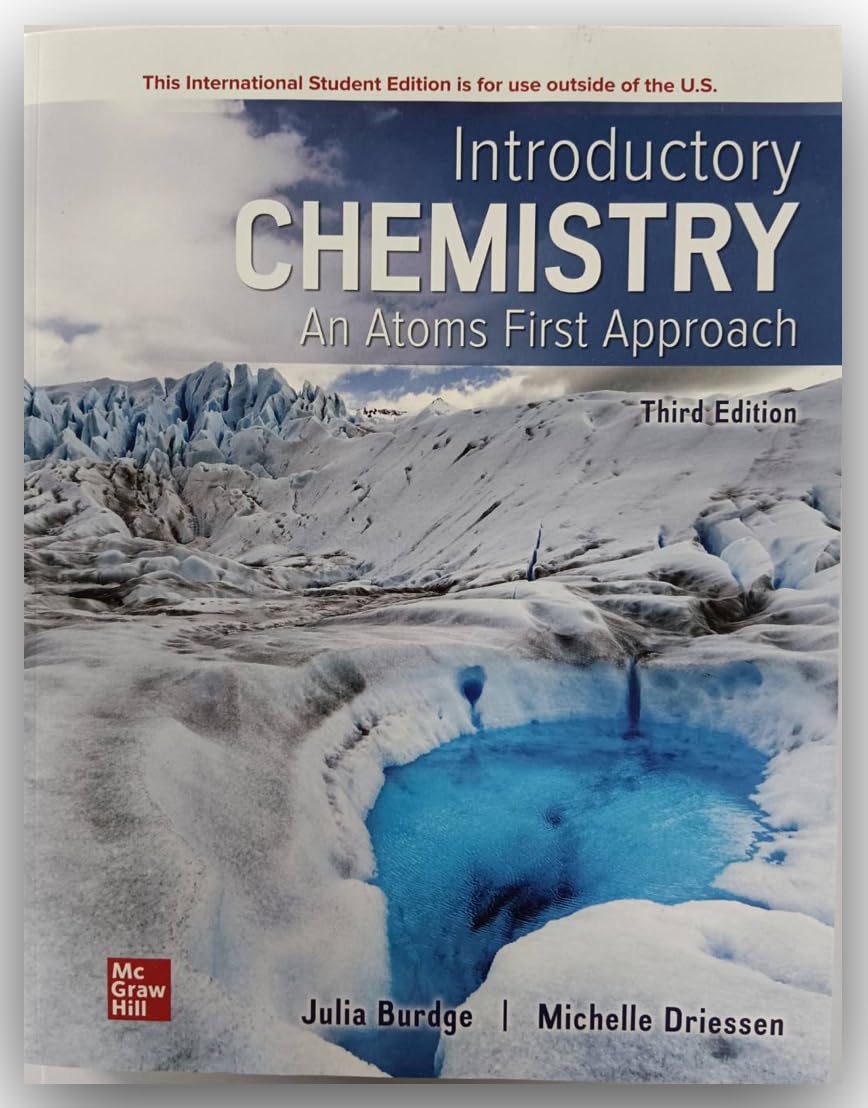 Amazon.com: Introductory Chemistry: An Atoms First Approach ISE: 9781266137075: Julia Burdge ...