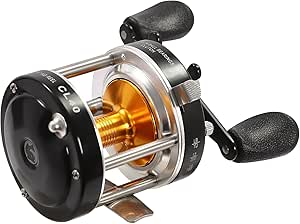 Amazon.com : Black #40 Conventional Round Baitcasting Reel, Right Hand ...