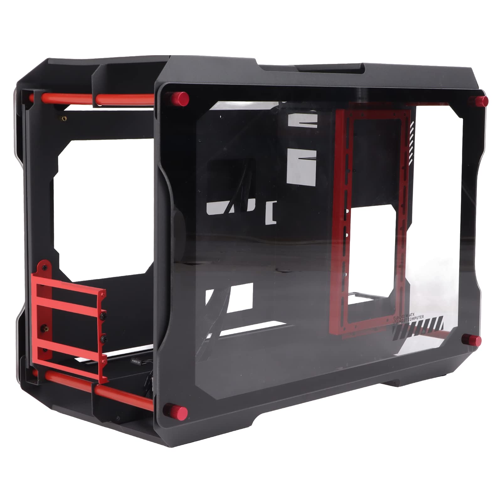 Buy RGB Light Desktop Computer Case Mini PC Mid Tower MATX Motherboard ...