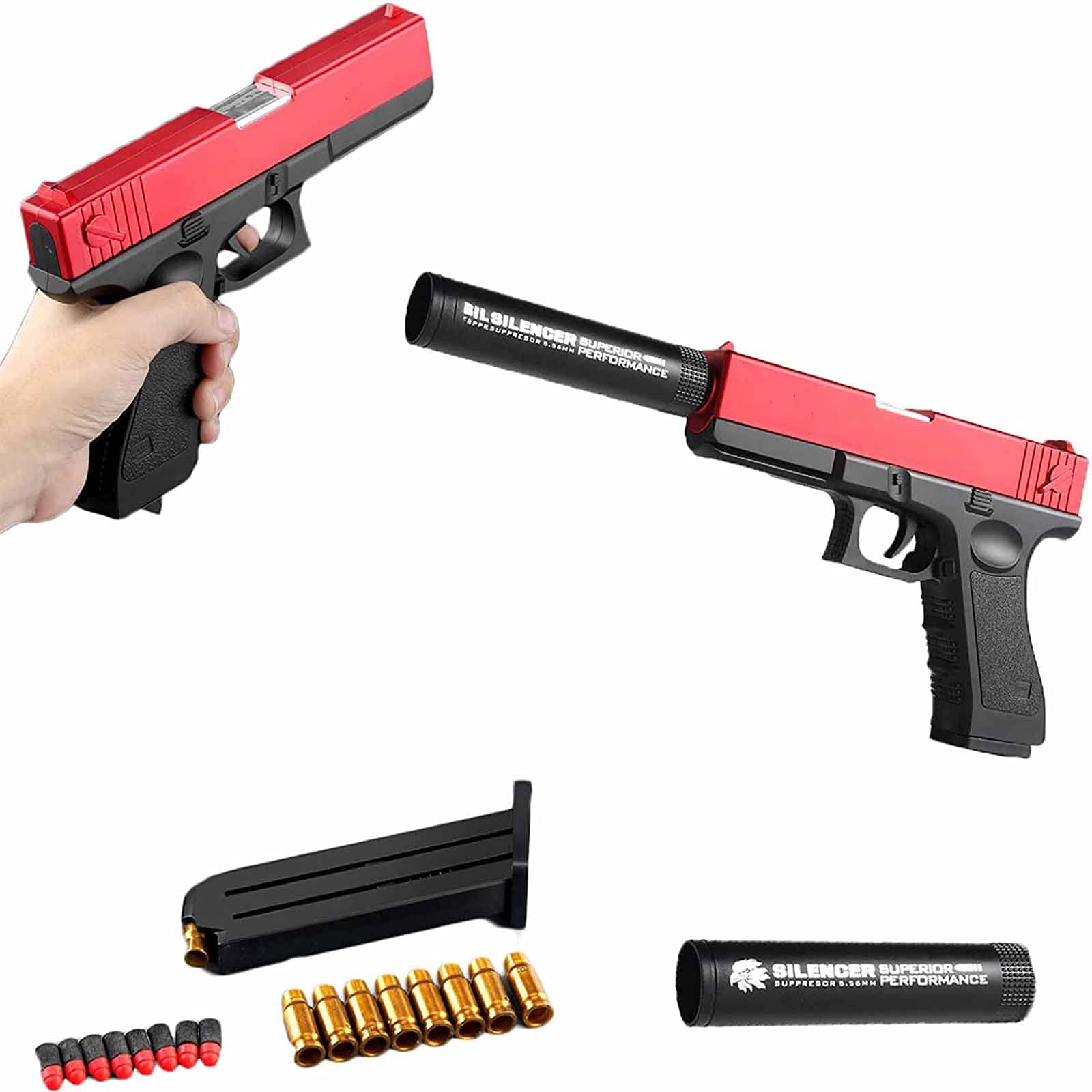 Buy M1911 Soft Bullet Toy - Toy Colt, Realistic Shell Ejecting with ...