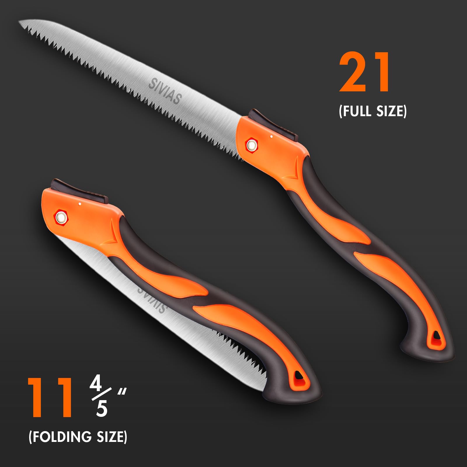 Snapklik.com : Premium Folding Saw, Heavy Duty 10 Inch SK-5 Steel Blade ...