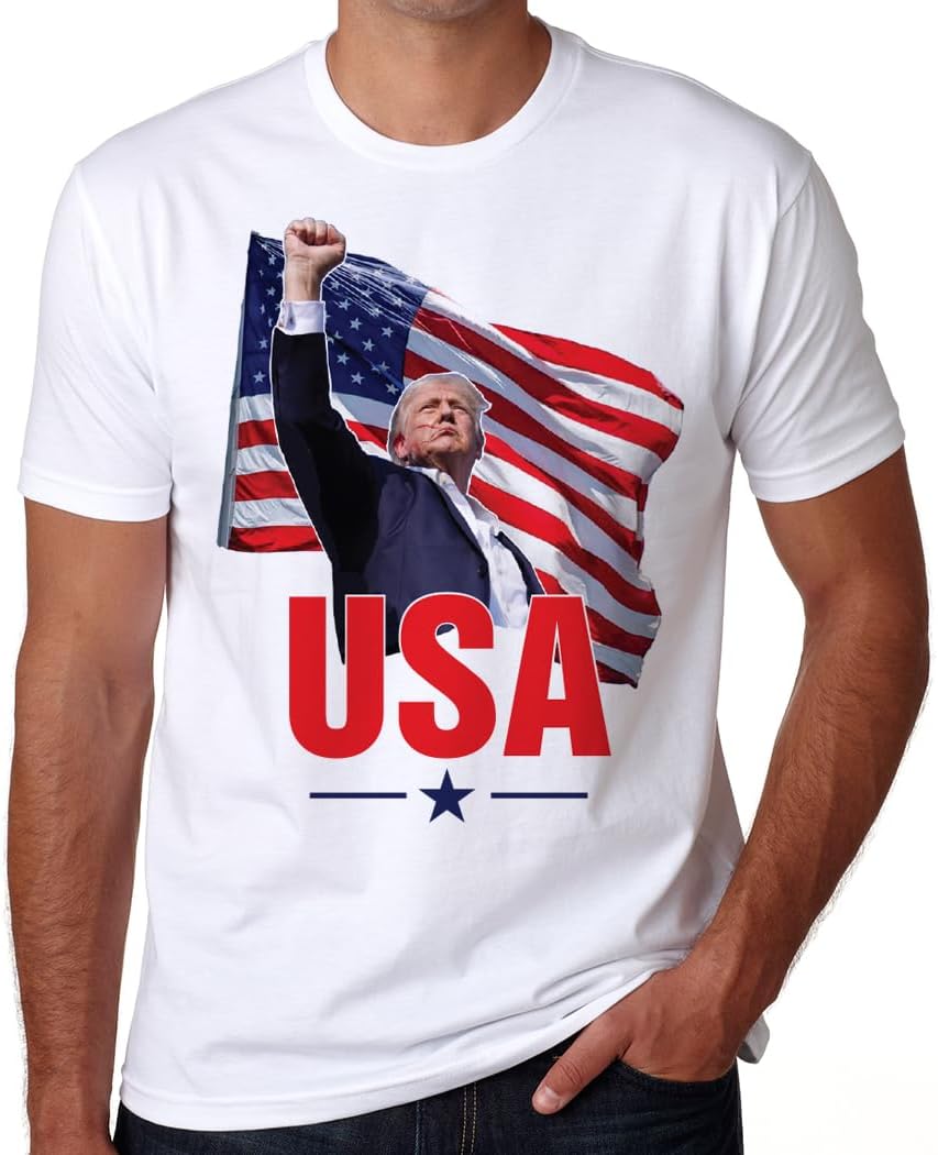 Amazon.com: Trump 2024 - RED T Shirt- MAGA : Clothing, Shoes & Jewelry