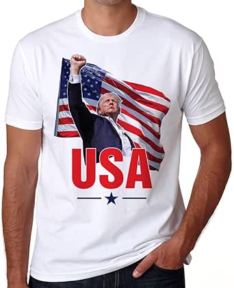 Amazon.com: Trump 2024 - RED T Shirt- MAGA : Clothing, Shoes & Jewelry