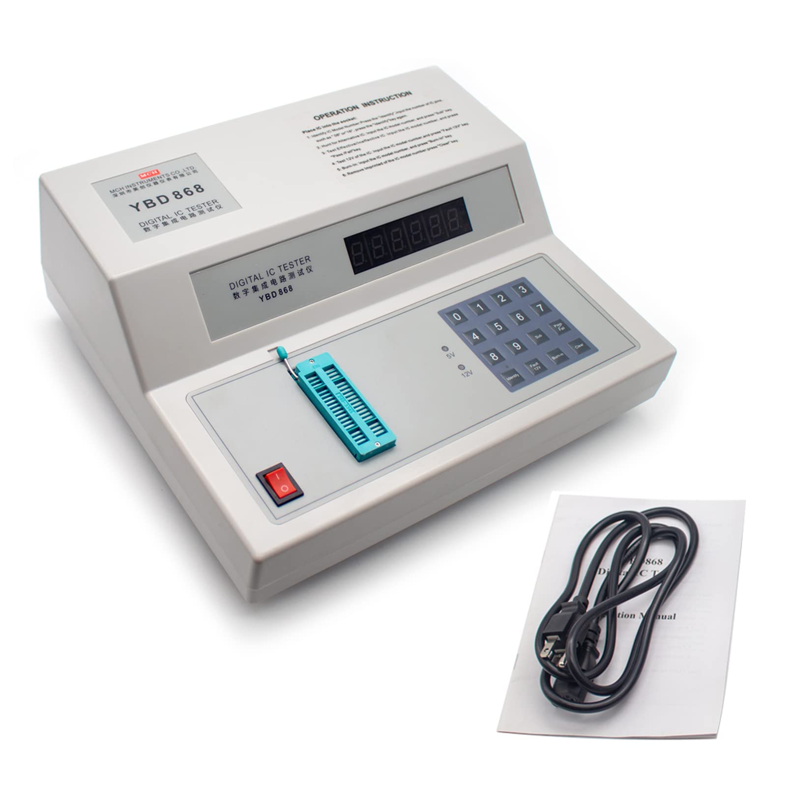 iDili YBD-868 Digital IC Tester Digital Integrated Circuit Measuring ...
