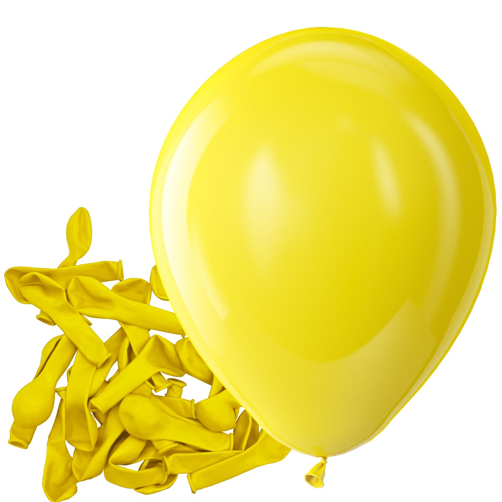 Amazon.com: Bezente Yellow Balloons Latex Party Balloons - 150 Pack 5 ...