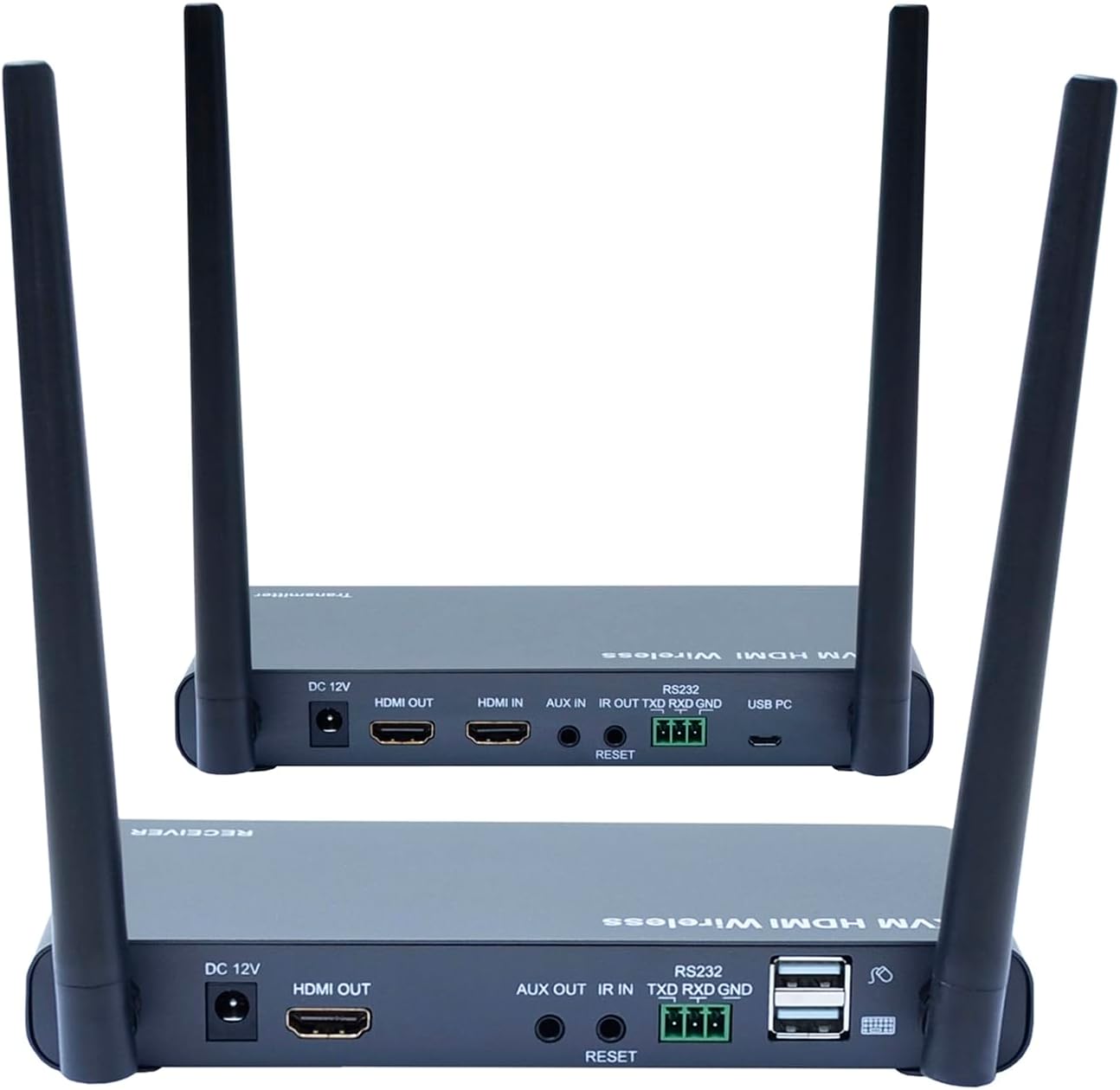 HDMI Extender Transmitter and Receiver 4K,Wireless HDMI Transmitter and ...