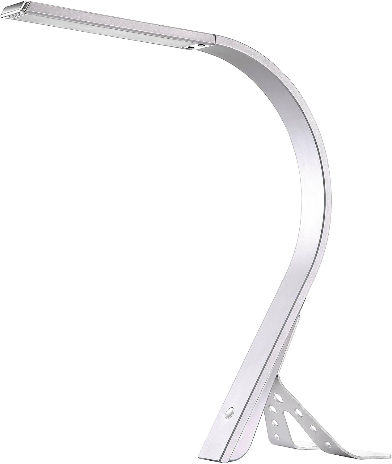 Amazon.com: Realspace™ Curved Contemporary LED Task Lamp, 18"H, Silver ...