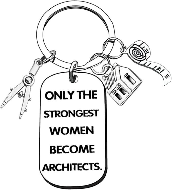 Architecture Gifts for Women: Thank You Keychains for Future Female ...