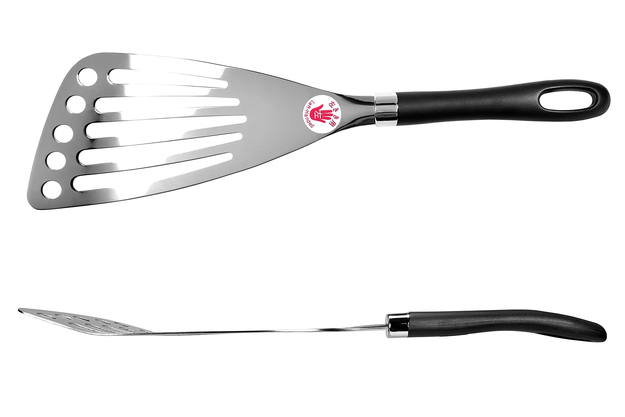Seki Japan Left Handed Stainless Steel Spatula Wide Thin, 54% OFF