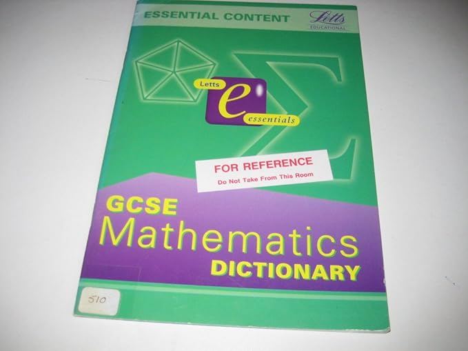 GCSE Maths Dictionary (GCSE Essentials): Amazon.co.uk: Mapp, Fiona ...