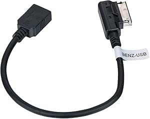 Media Interface Cable for Mercedes Benz USB Female Flash Drive C/E/GLK ...