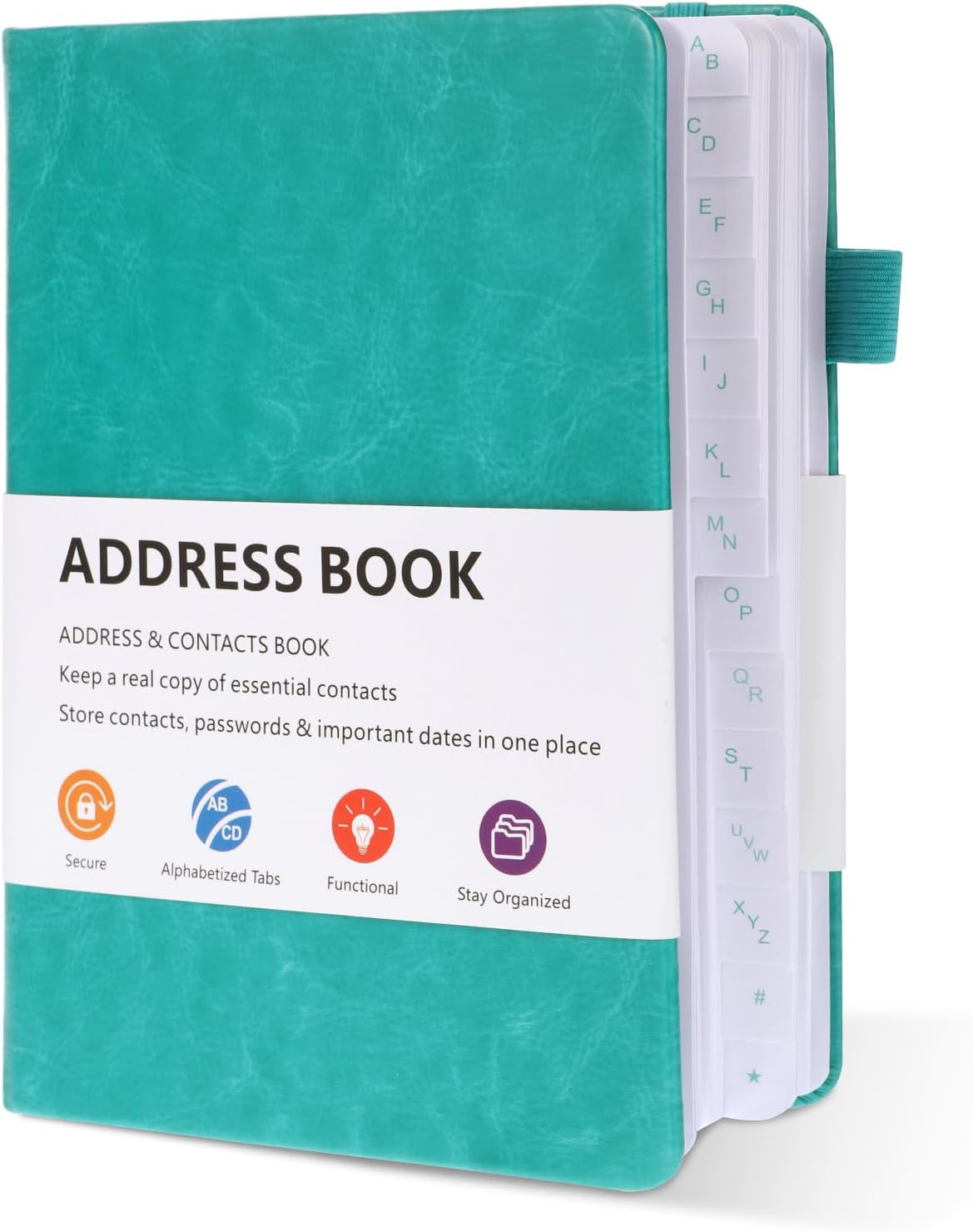 Amazon.com : Regolden-Book Address Book with Alphabetical Tabs ...