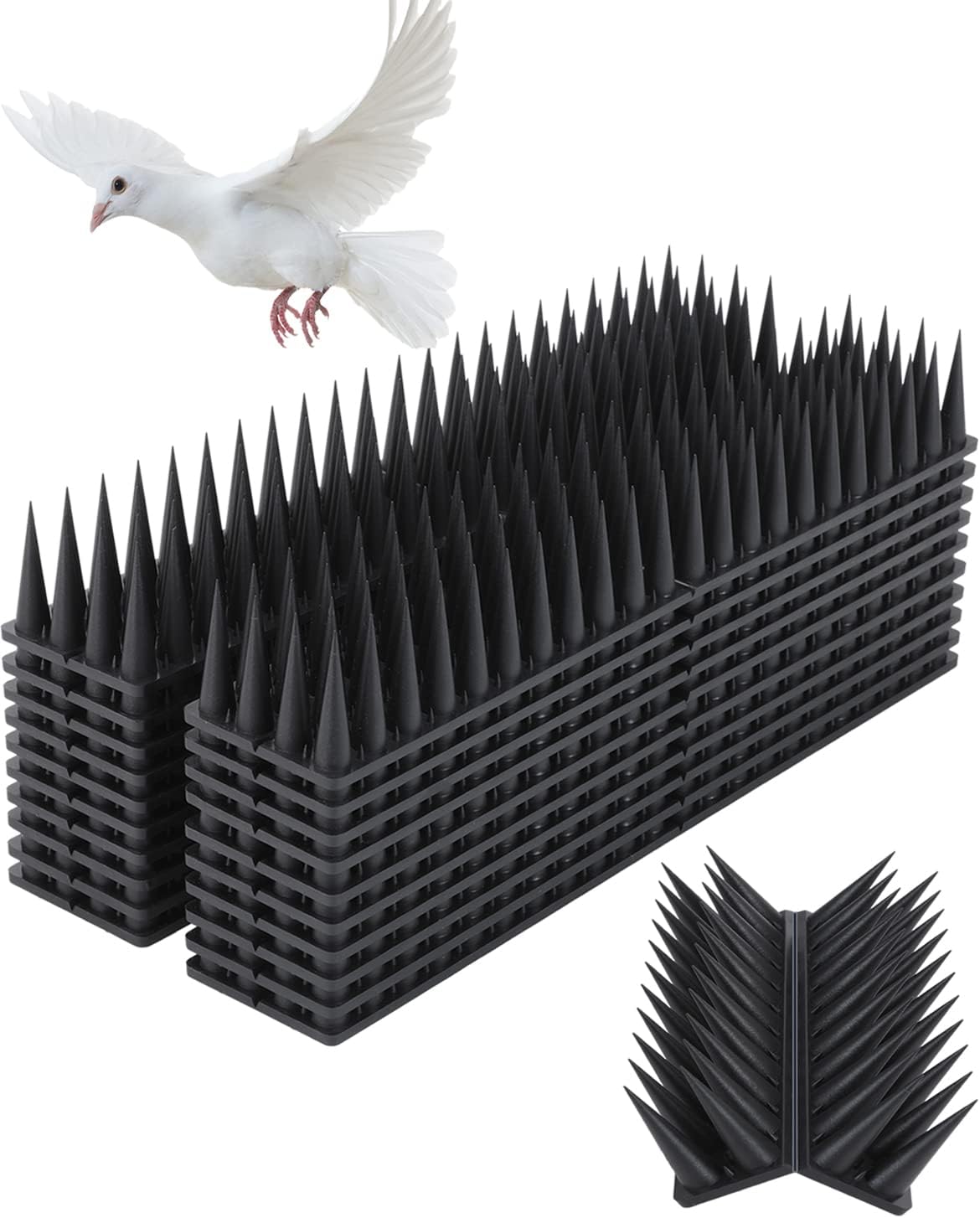 Amazon.com: XDQQ Bird Spikes, 30 Pack Bird Squirrel Raccoon Pigeon Cat ...