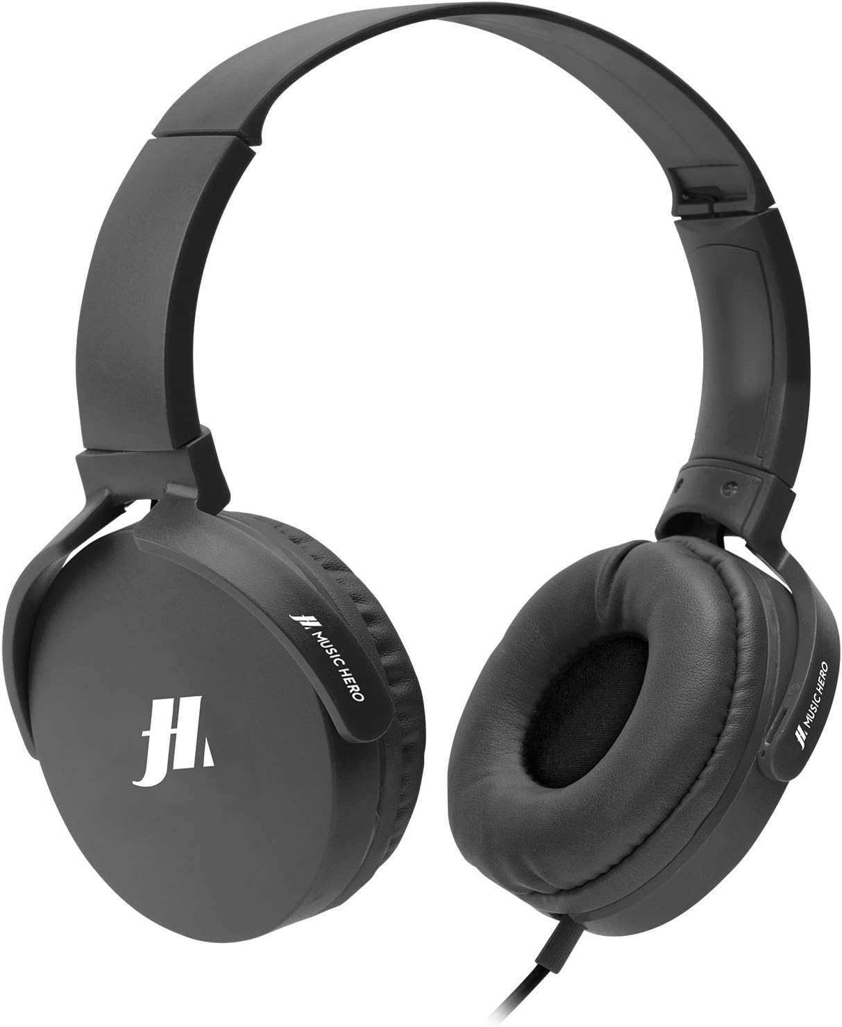 Music Hero Cuffie a Filo con Padiglioni Morbidi Rotanti, Cavo Jack 3.5 ...