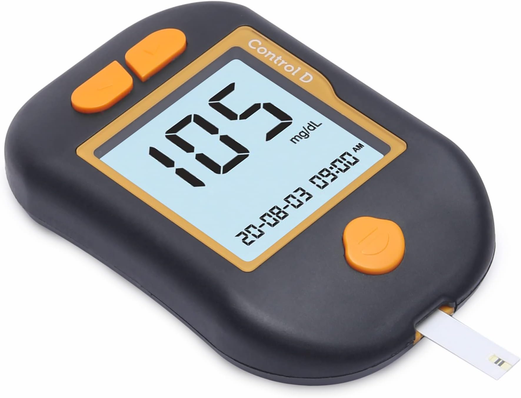 Control D Blood Glucose Monitor (Pack of 100 Strips, Black) : Amazon.in ...