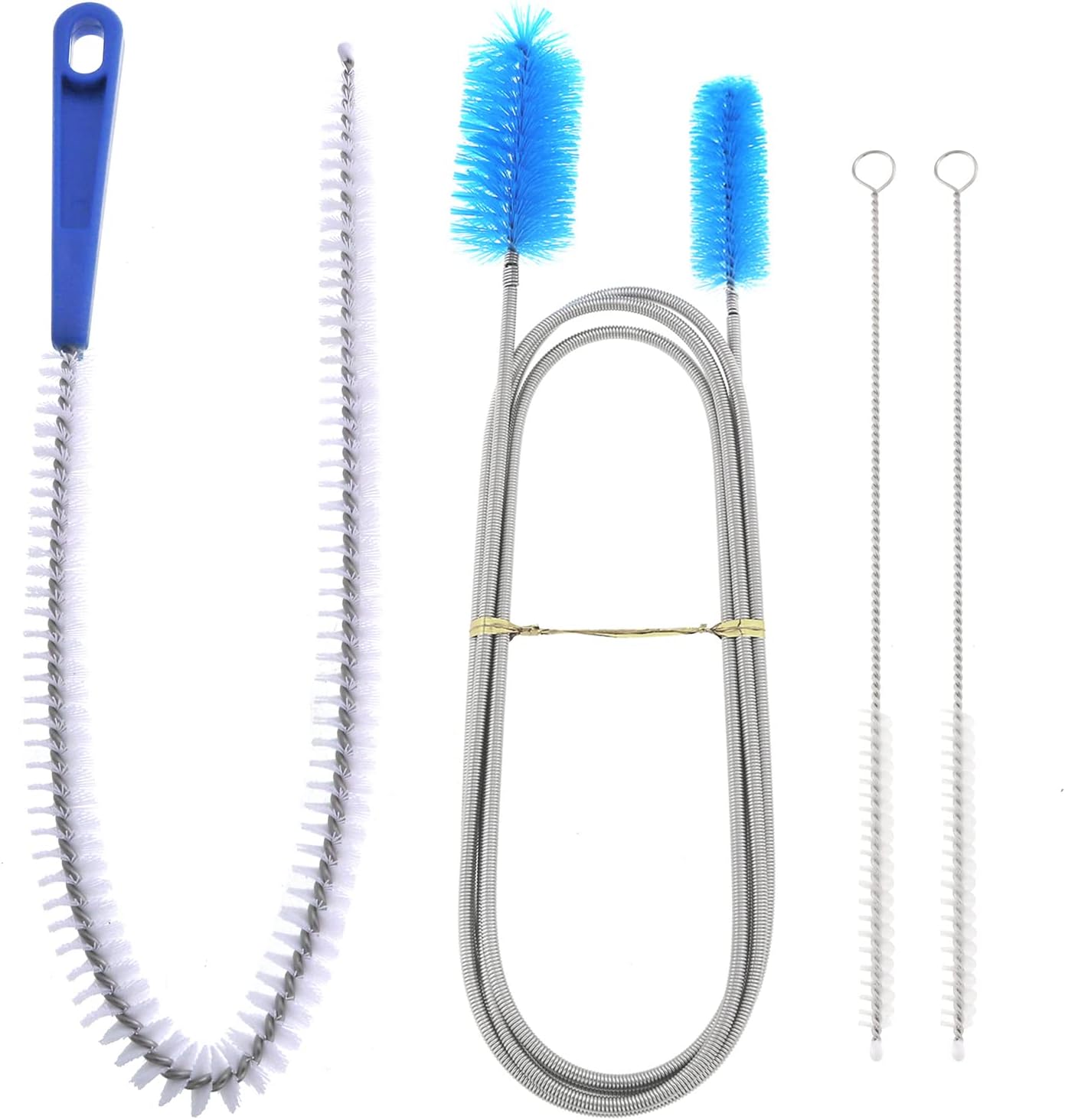 Amazon.com : ZZLZX Aquarium Brush Set Stainless Steel Flexible Cleaning ...