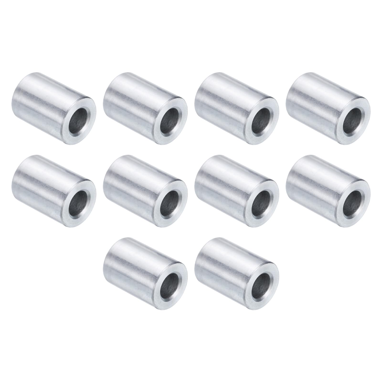 Amazon.com: uxcell 10pcs Aluminum Spacer 1/4" Bore x 1/2" OD x 5/8 ...
