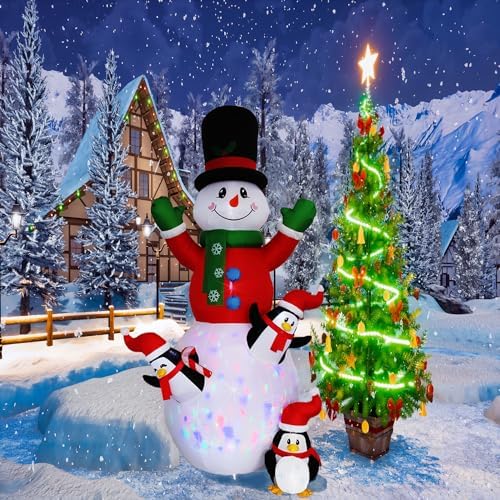 Amazon.com: Christmas Inflatables Outdoor Decorations, 8 FT Inflatable ...