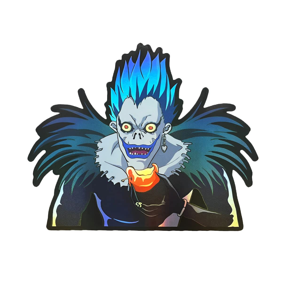 Amazon.com - 2 Pack-Anime Holographic Car Stickers Waterproof Anime Car ...