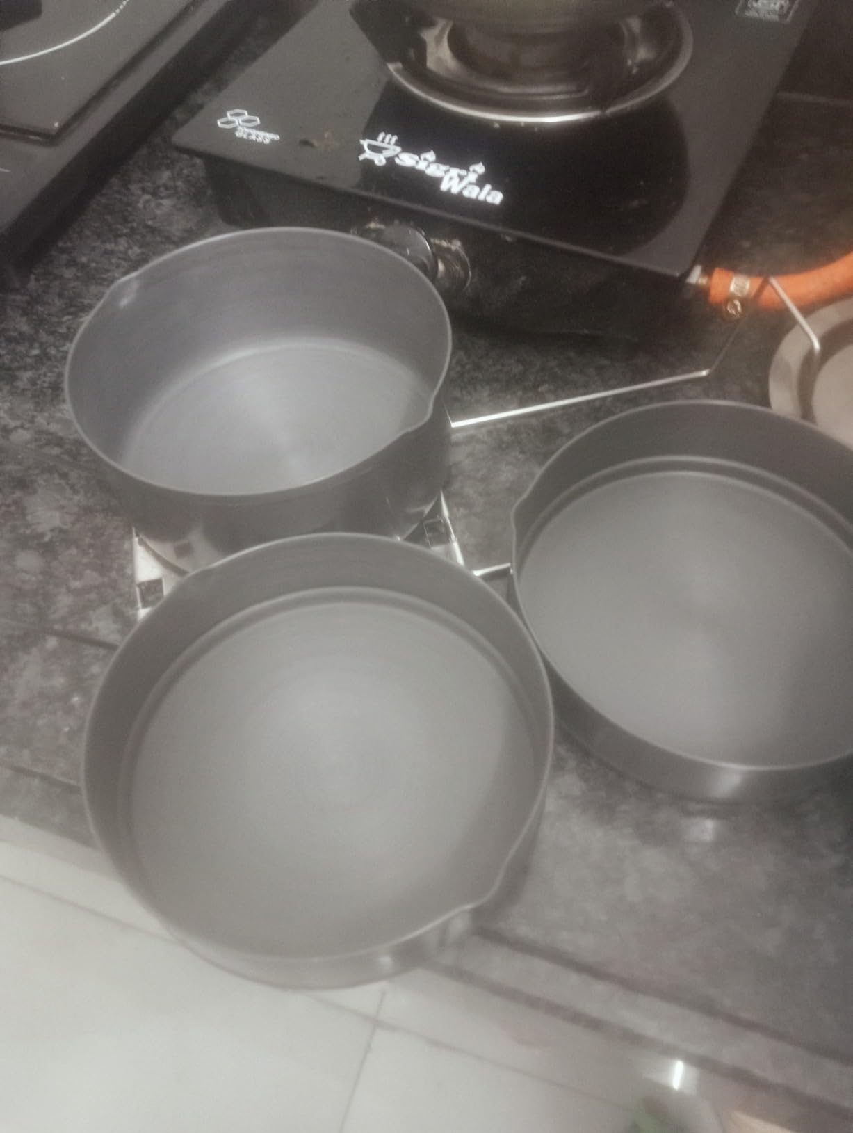 Buy Hawkins Two-Dish Stainless Steel Set, Cooker Separator, Pressure ...