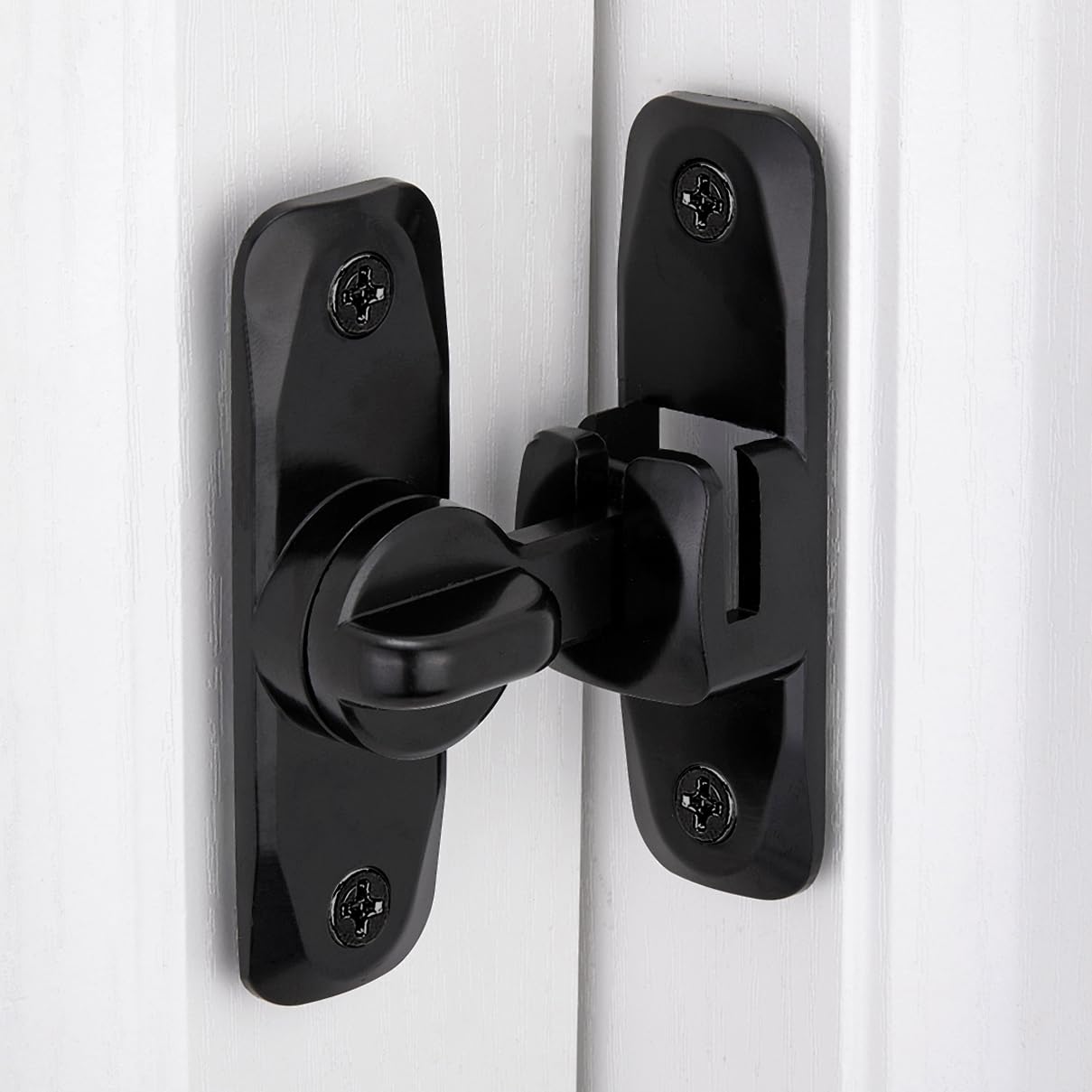 Snapklik.com : INIRET 6 Pack Barn Door Latches,90/180 Degree Gate Lock ...