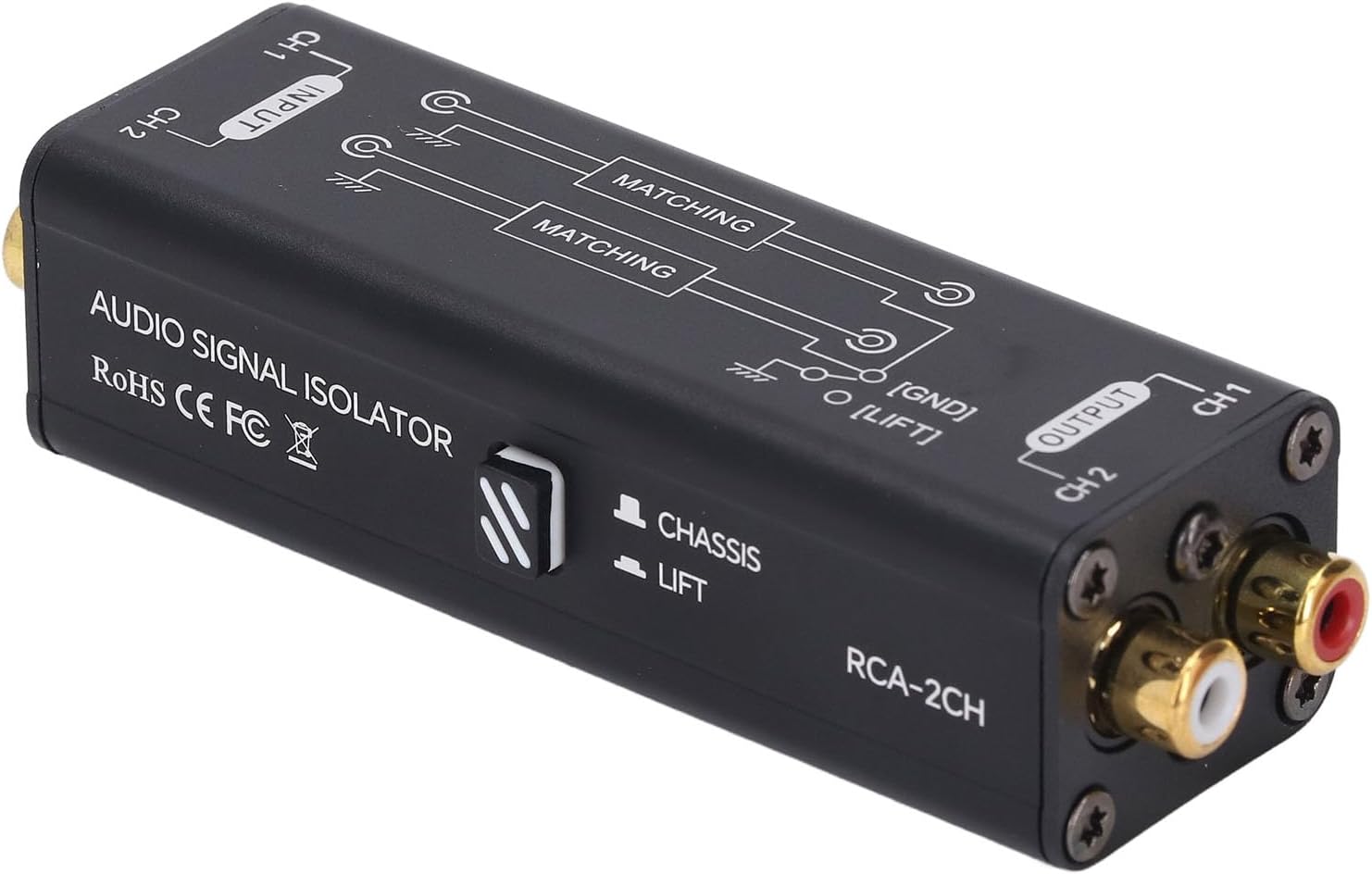 Dpofirs Ground Loop Noise Isolator for Crystal Clear Sound Performance ...