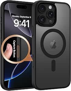 Amazon.com: BENTOBEN for iPhone 16 Pro Max Case with Sensitive Camera Control Capture Button ...