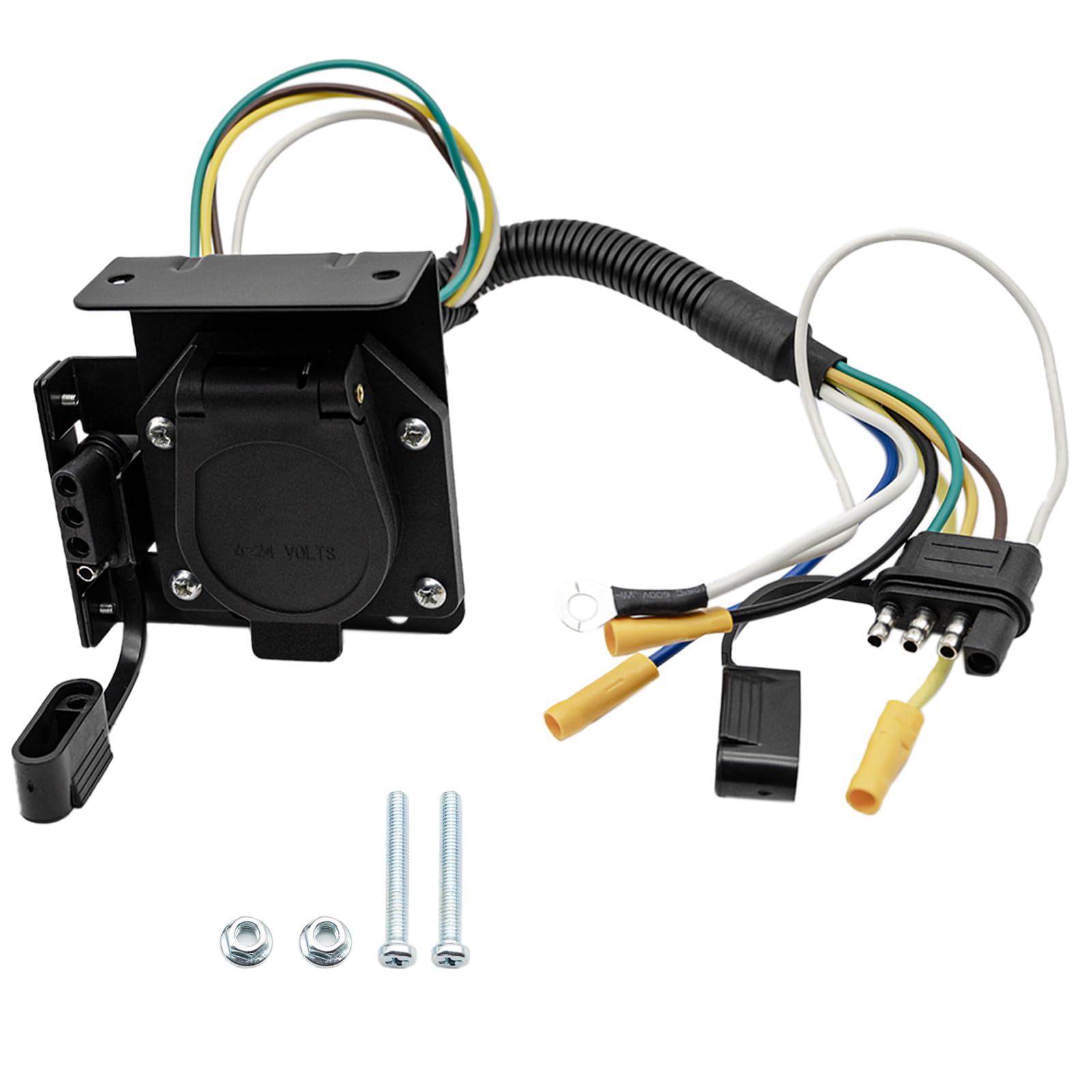 Snapklik.com : Adullama 4-Way Flat To 7-Way RV Blade And 4-Way Flat ...