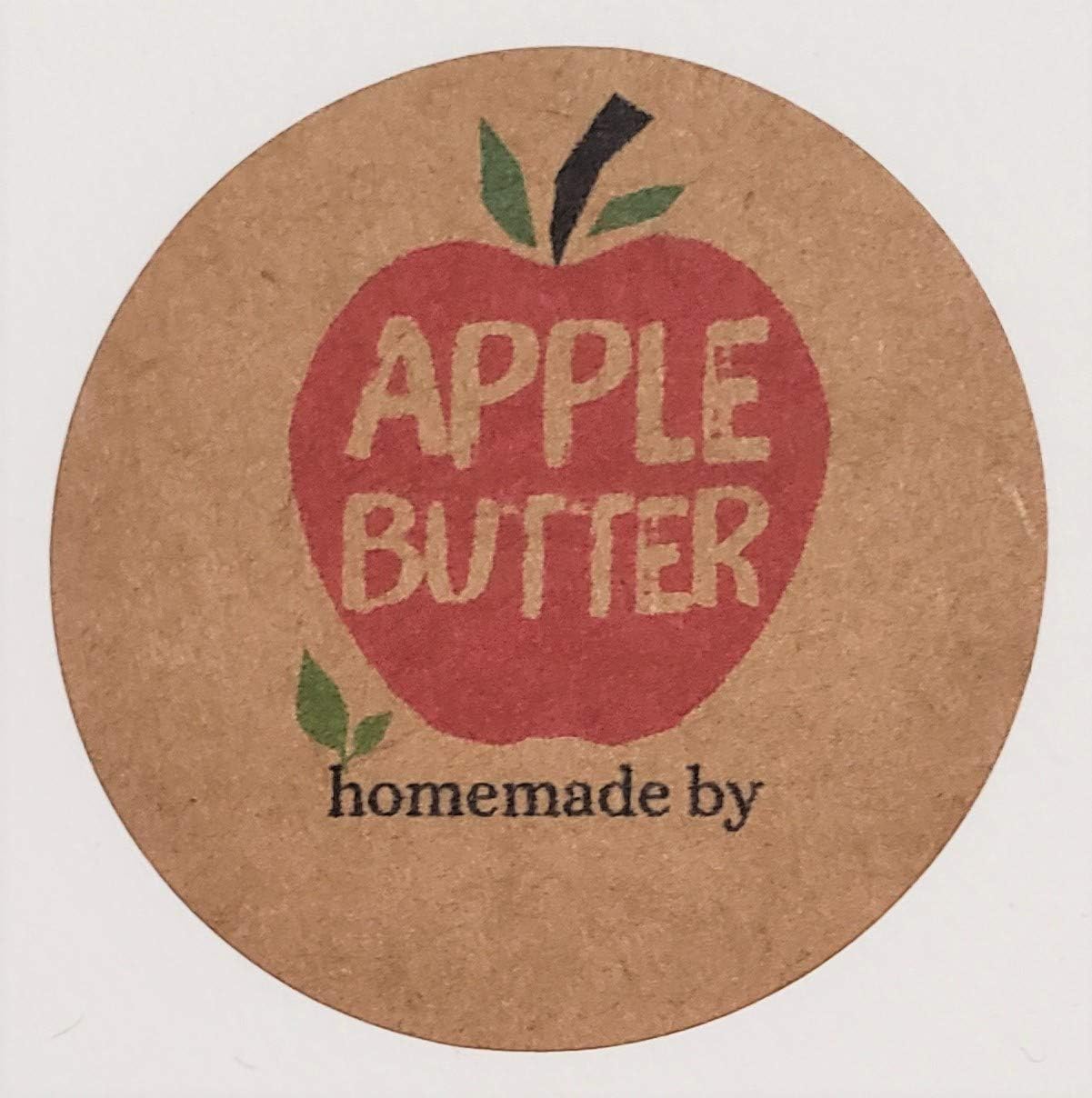 Amazon.com: Nancy Nikko Apple Butter Labels (red Apple) for Canning - 2 ...