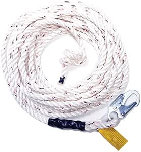 Guardian Fall Protection 11329 VL58-25 Standard 5/8 Inch Thick 3 Strand ...