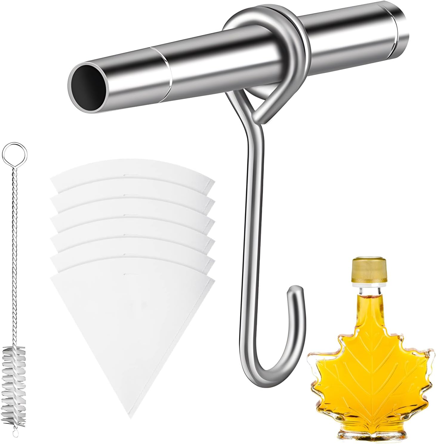 Amazon.com: YEOSLL Maple Syrup Tapping Kit - Food-Grade Stainless Steel ...