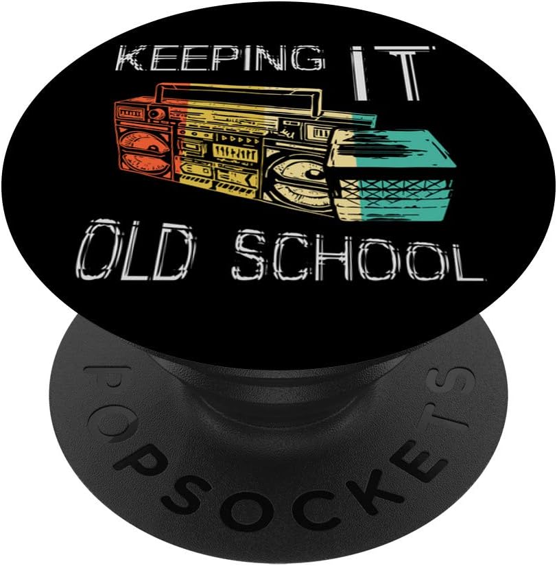 Amazon.com: Keeping It Old School Boombox Retro Music Record Vinyl ...