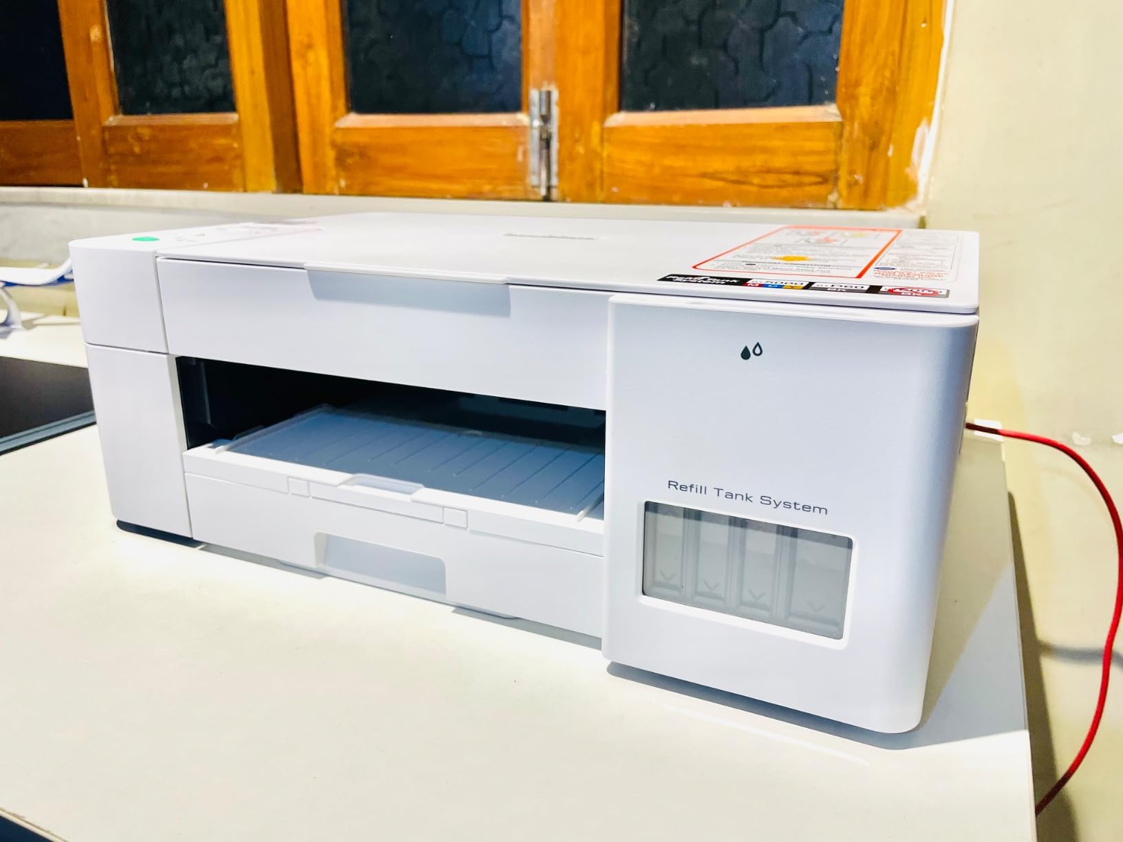 Brother DCP-T226 Multifunction (Print Scan Copy) Ink Tank Color Printer ...