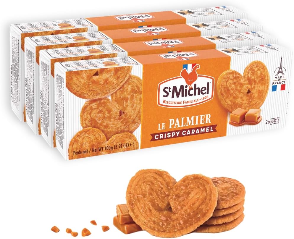 Amazon.com: St Michel French Cookie Collection Tin Box Net Wt 17.9 oz ...