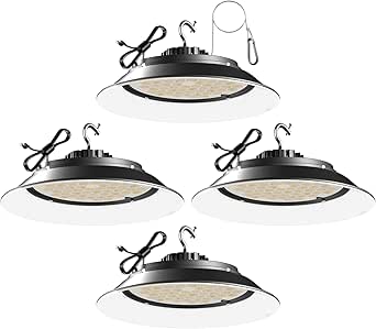 Lightdot High Bay LED Lights with Diffuser 165W(200X1W LED) 24750lm ...