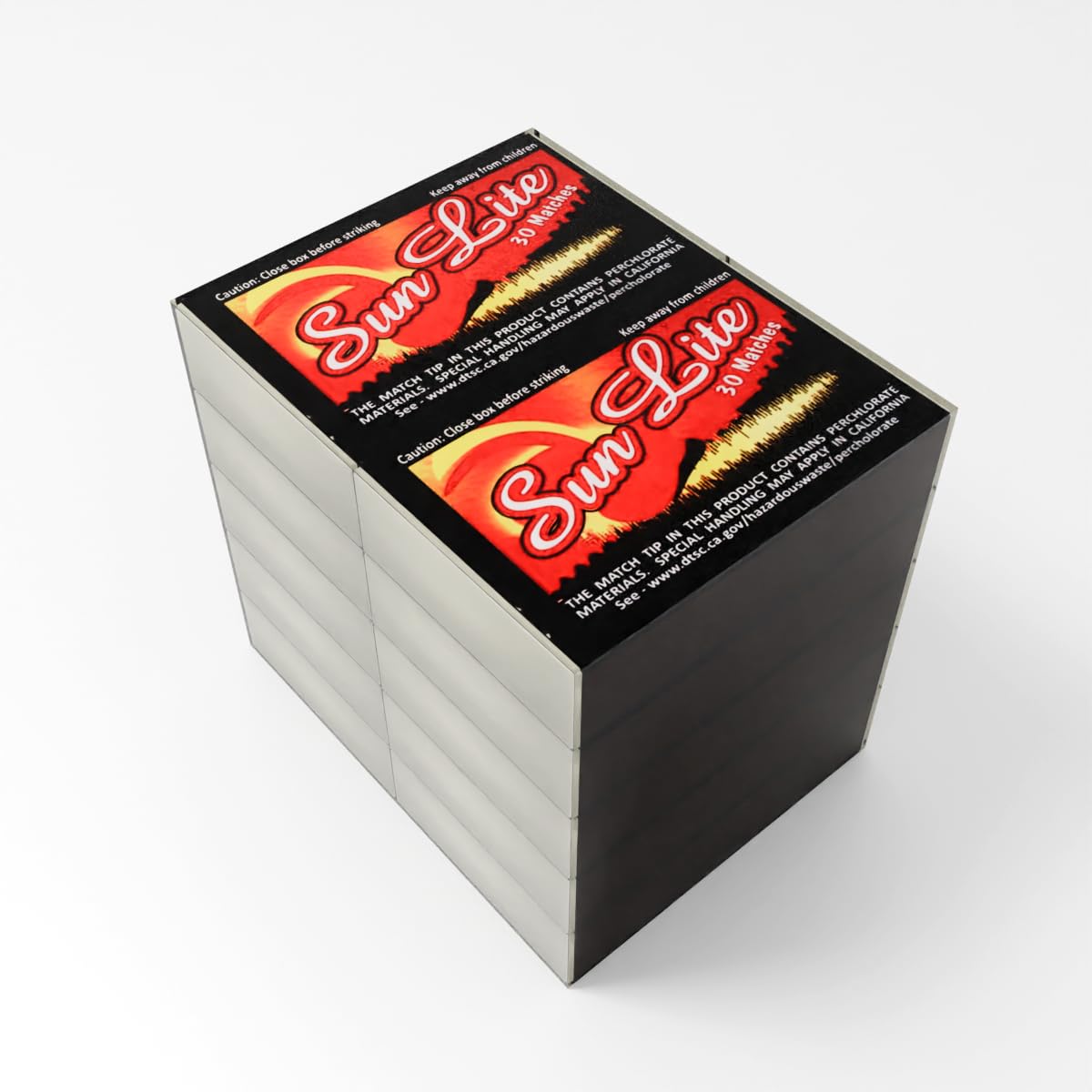 Amazon.com: Sunlite Strike on Box Matches 10 Pack | 30 Count Per Box Strike | 300 Matches Total ...