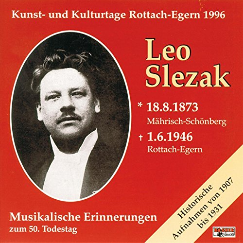 Amazon.com: Musikalische Erinnerungen zum 50.Todestag : Leo Slezak ...