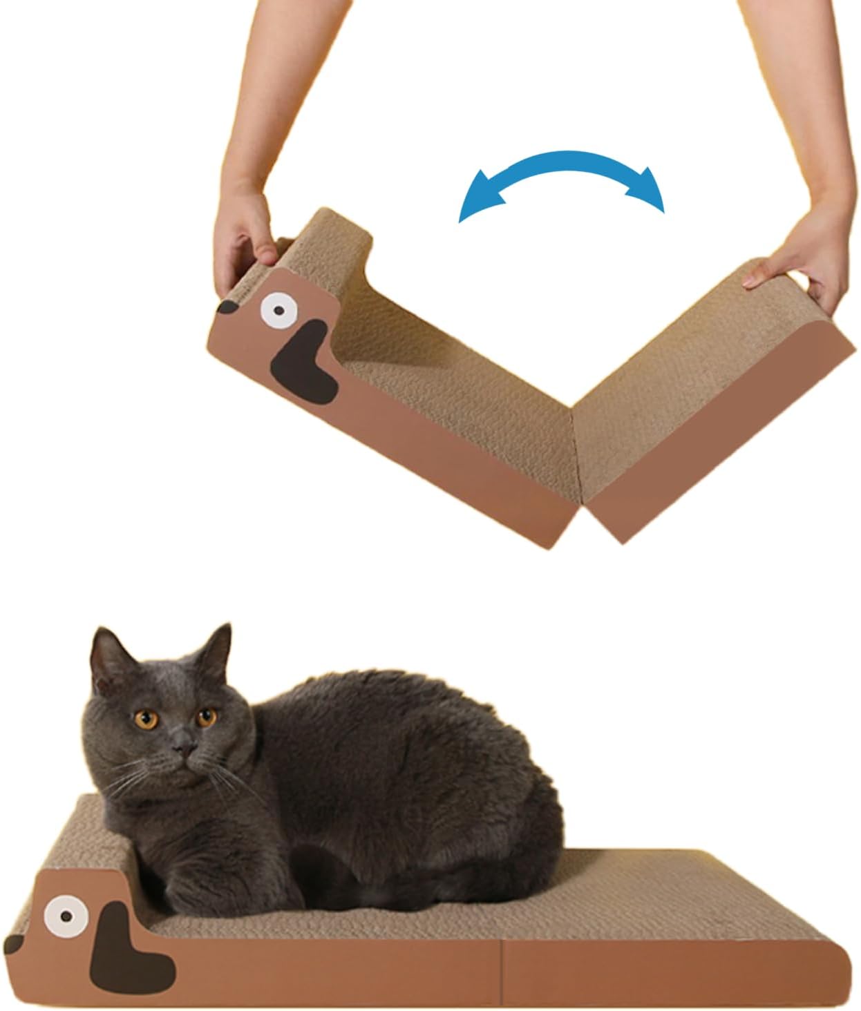 Amazon.com : MIMIMOMO Foldable Cat Scratcher Pad 23.6”x10” Long Lasting ...