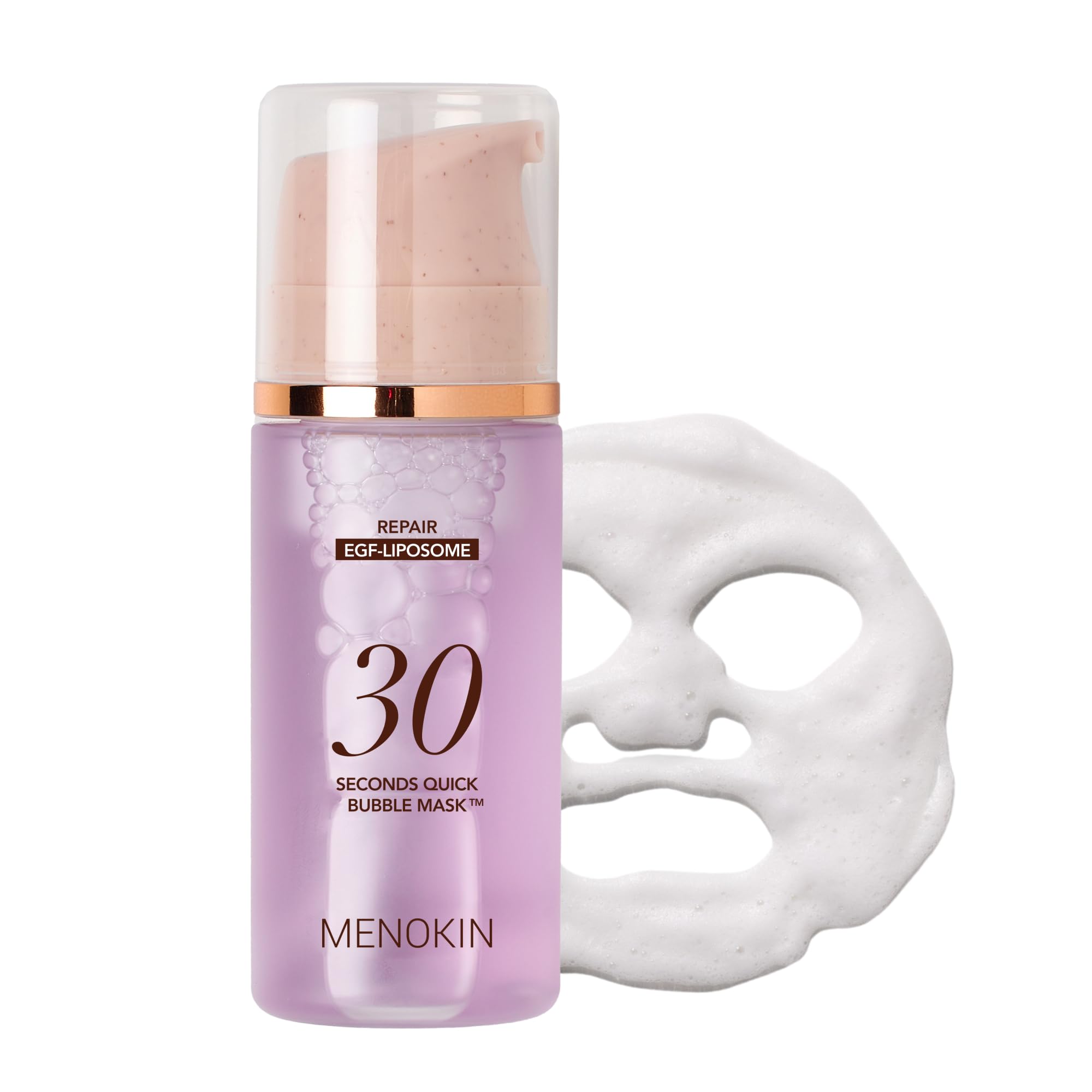 Amazon.com : MENOKIN 30 Seconds Bubble Serum Mask [No wait, Simply ...