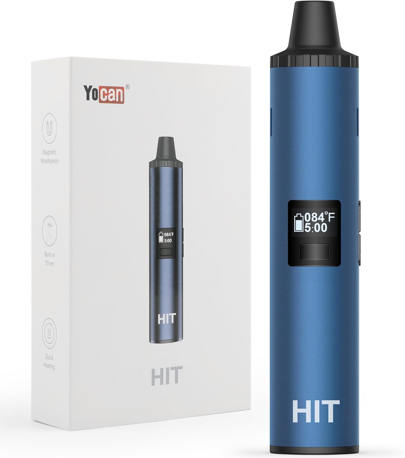 Yocan HIT Vaporizer, Herb Evaporator with 93-249°C Temperature Control ...