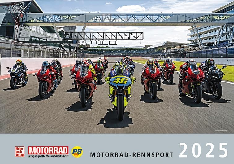 Amazon.com: Pyramid International Moto GP 2025 Calendar – Official 16 ...