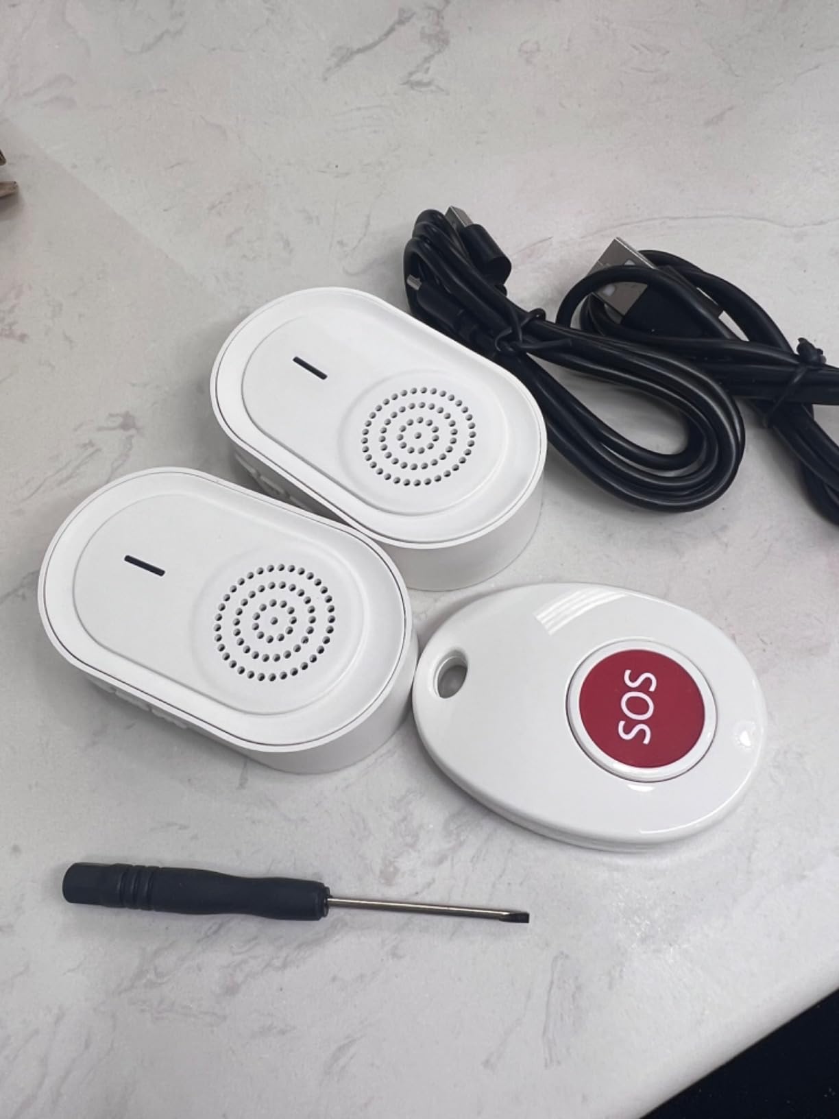 Amazon.com: 【Upgraded Range】 Wireless Caregiver Call Button System ...