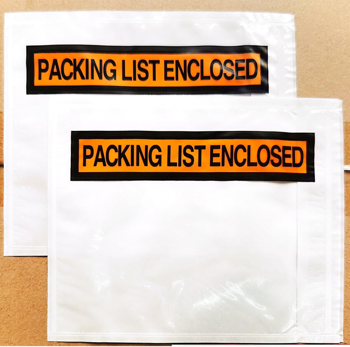 Amazon.com : 1000 Pcs Packing List Envelopes Pouches 4.5”x 5.5”,Packing ...
