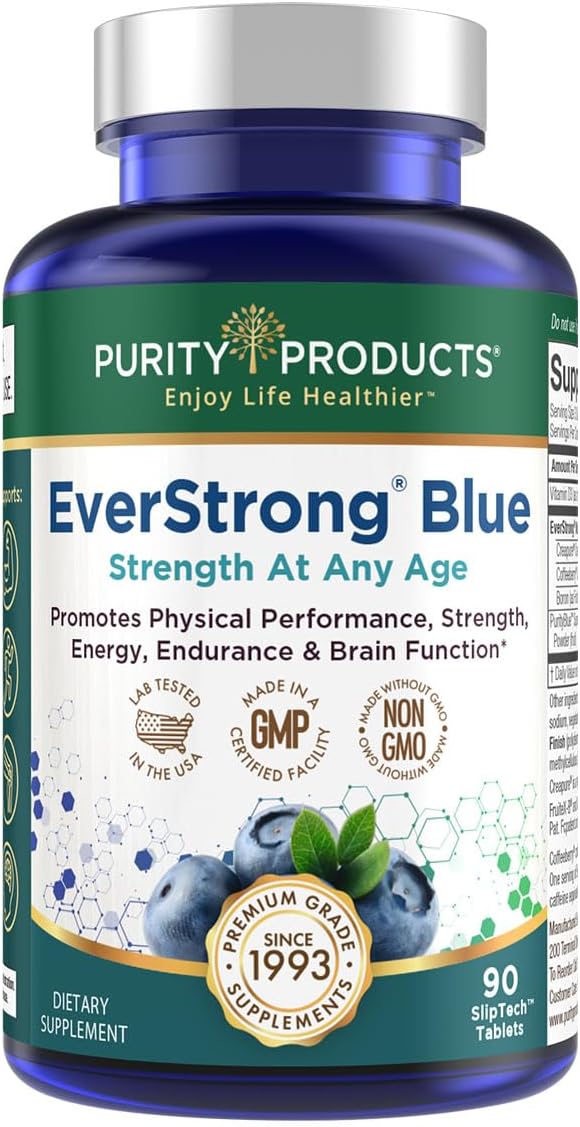 Amazon.com: Purity Products EverStrong Blue Strength Building + Brain ...
