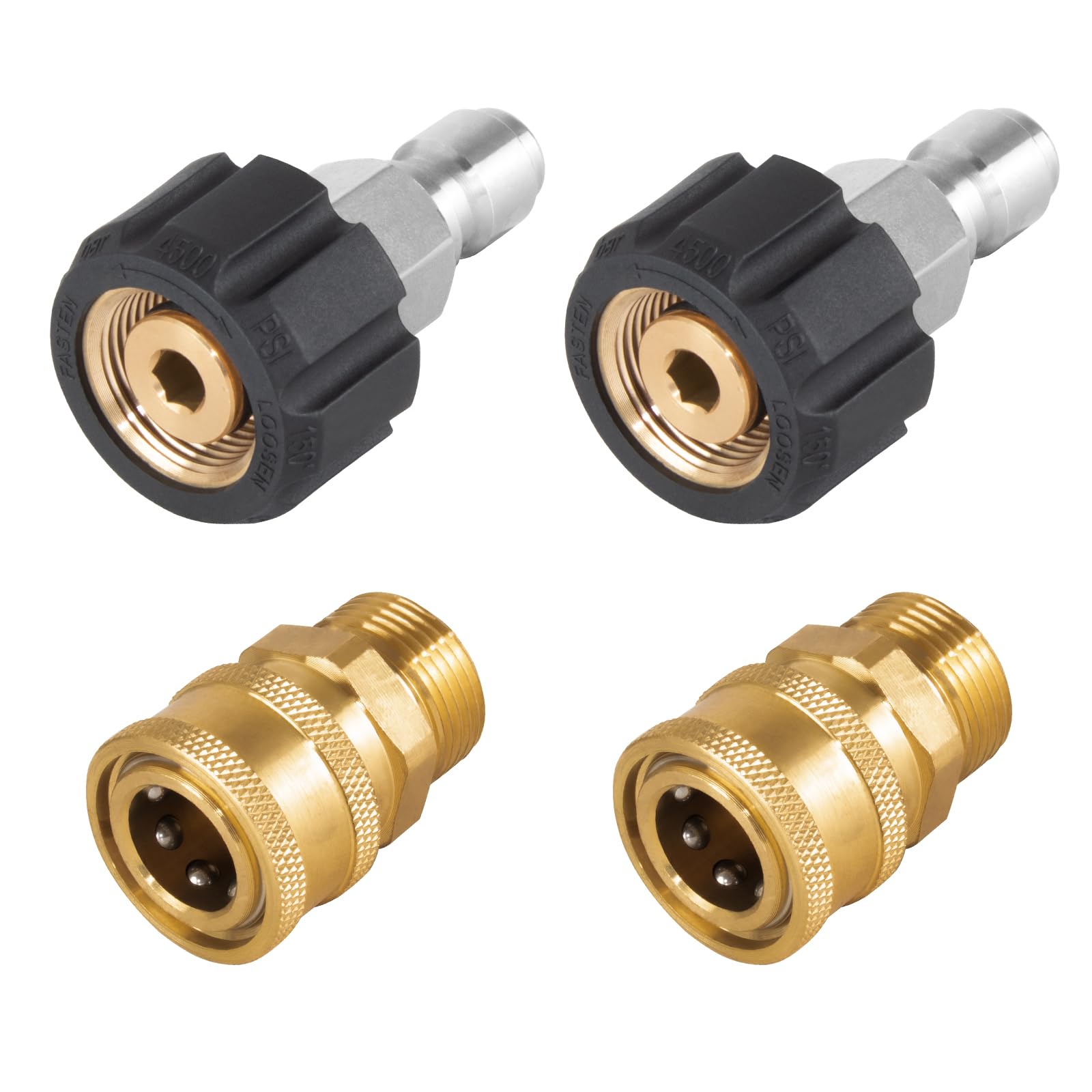 Snapklik.com : TaoTazon Pressure Washer Quick Connect Kit, Power Washer ...