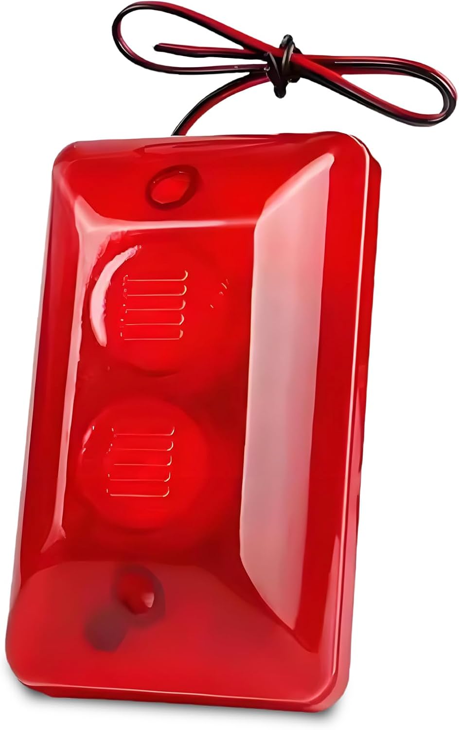Amazon.com: DC 12V 15W 120dB Wired Strobe Siren,Sound and Light Alarm ...