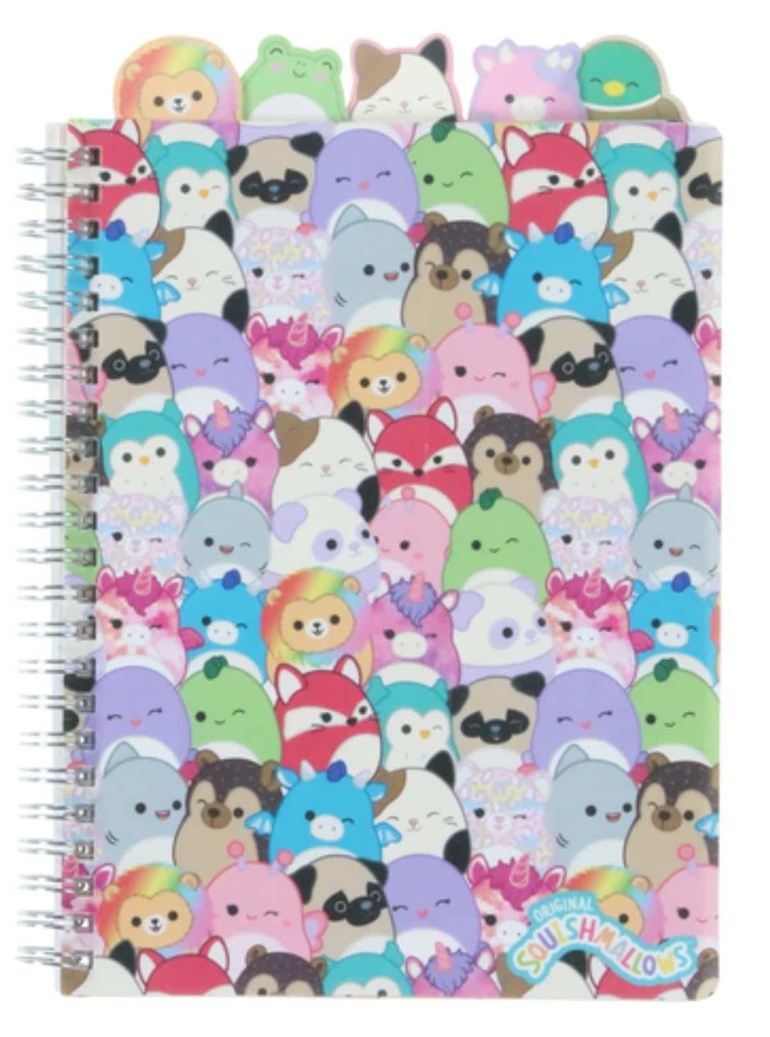 Squishmallows Journal - Squad's All Here - Spiral Tab Journal Notebook ...