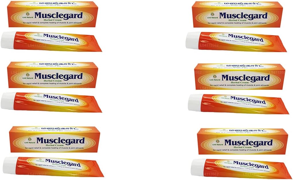 6 X Natural Musclegard Herbal Cream -Rapid Relief for Backache ...