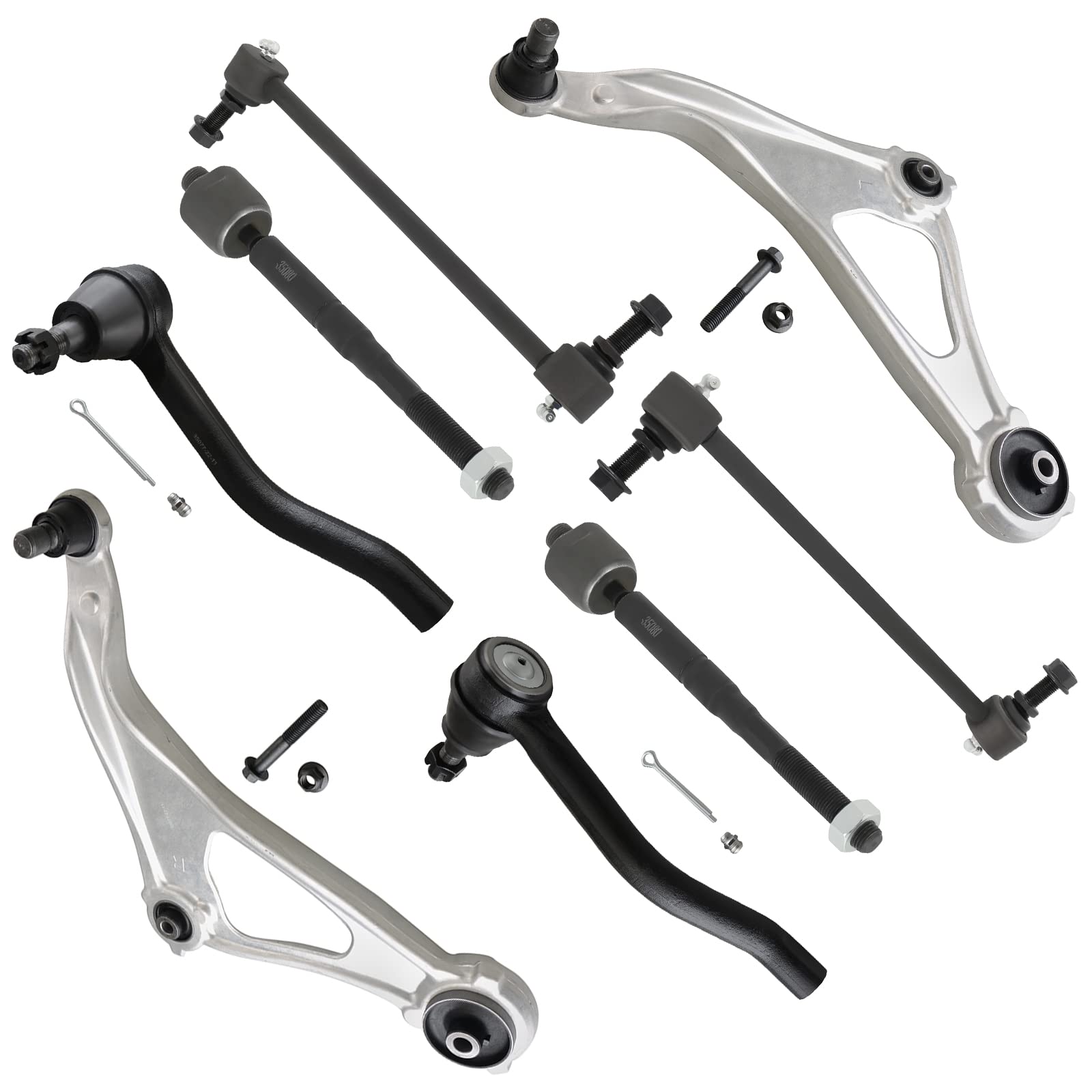 Amazon.com: SCITOO 8pcs Front Suspension Kit Lower Control Arm And Ball ...